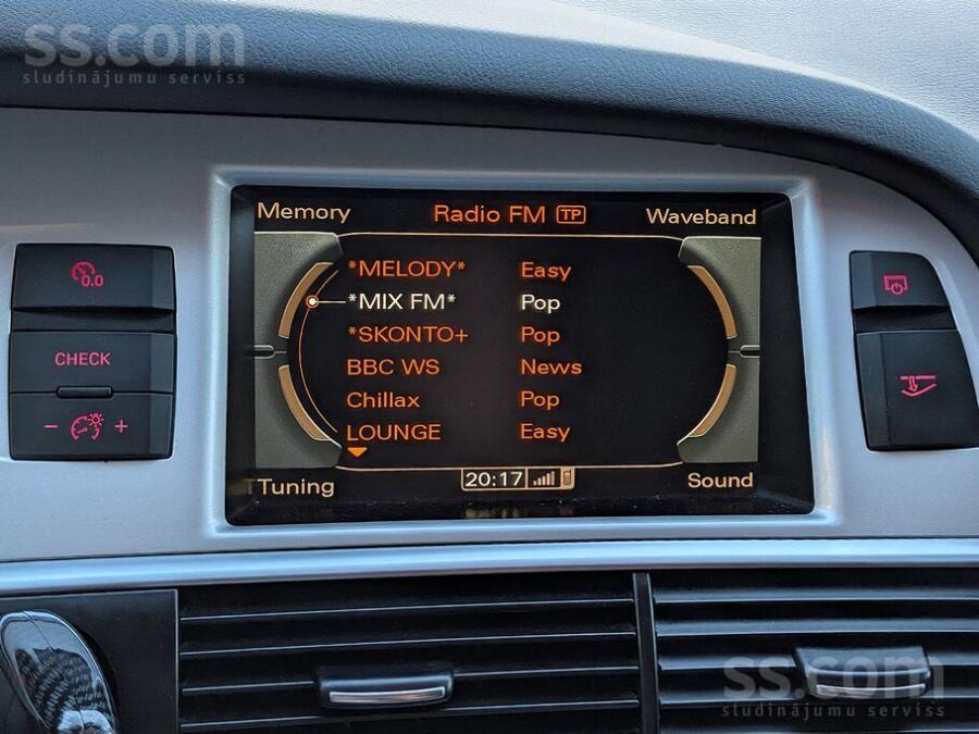 Grey Audi A6 2010 in Riga, with an engine capacity of 2.70 L and mileage of 358 thousand km for 6400 €, photo 16 on AUTOMOTO.COM.LV
