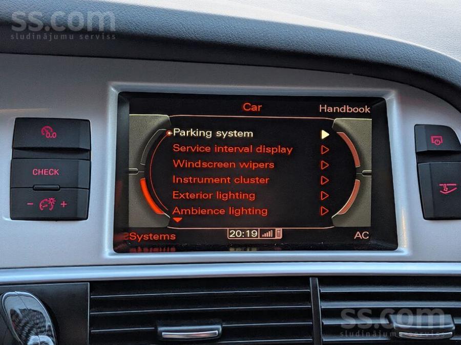 Grey Audi A6 2010 in Riga, with an engine capacity of 2.70 L and mileage of 358 thousand km for 6400 €, photo 18 on AUTOMOTO.COM.LV