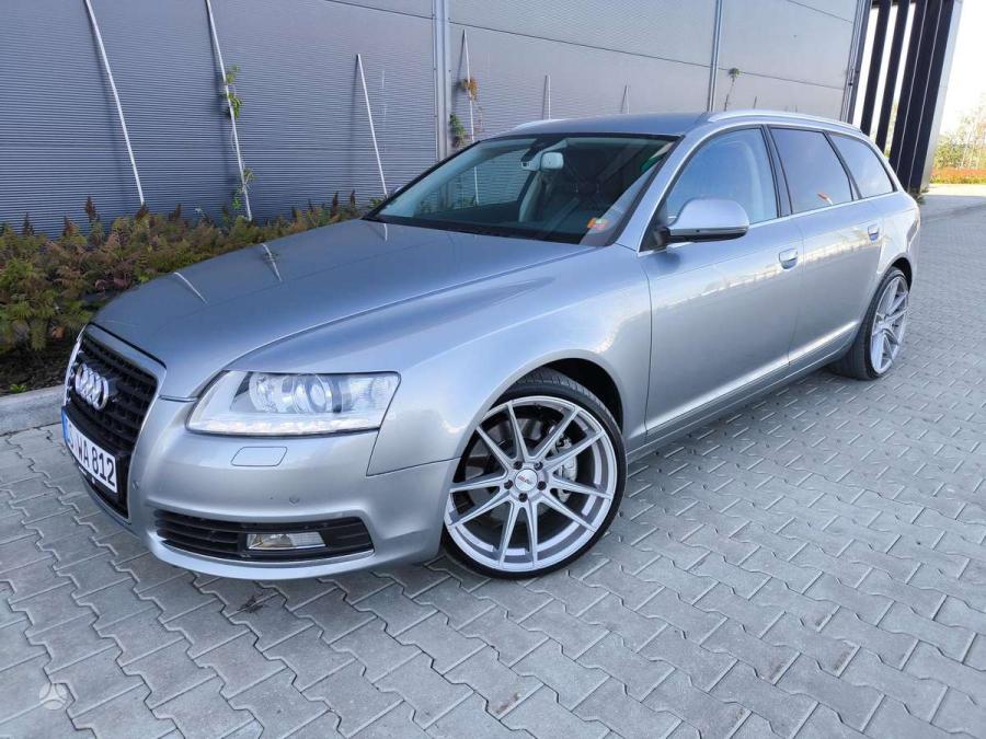 Grey Audi A6 2010 in Vilnius, with an engine capacity of 2.97 L and mileage of 203 thousand km for 6800 €, photo 3 on AUTOMOTO.COM.LV