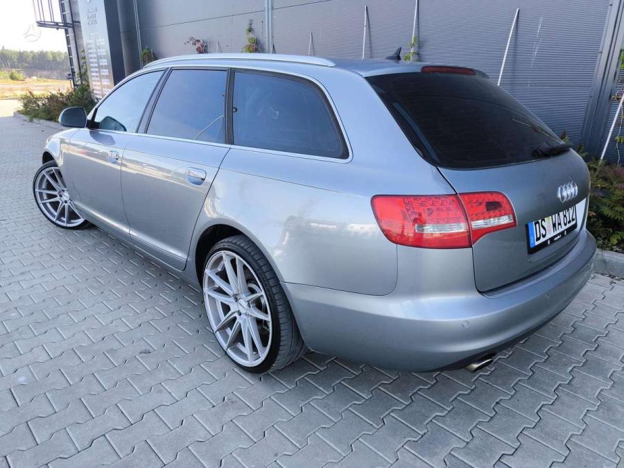Grey Audi A6 2010 in Vilnius, with an engine capacity of 2.97 L and mileage of 203 thousand km for 6800 €, photo 7 on AUTOMOTO.COM.LV