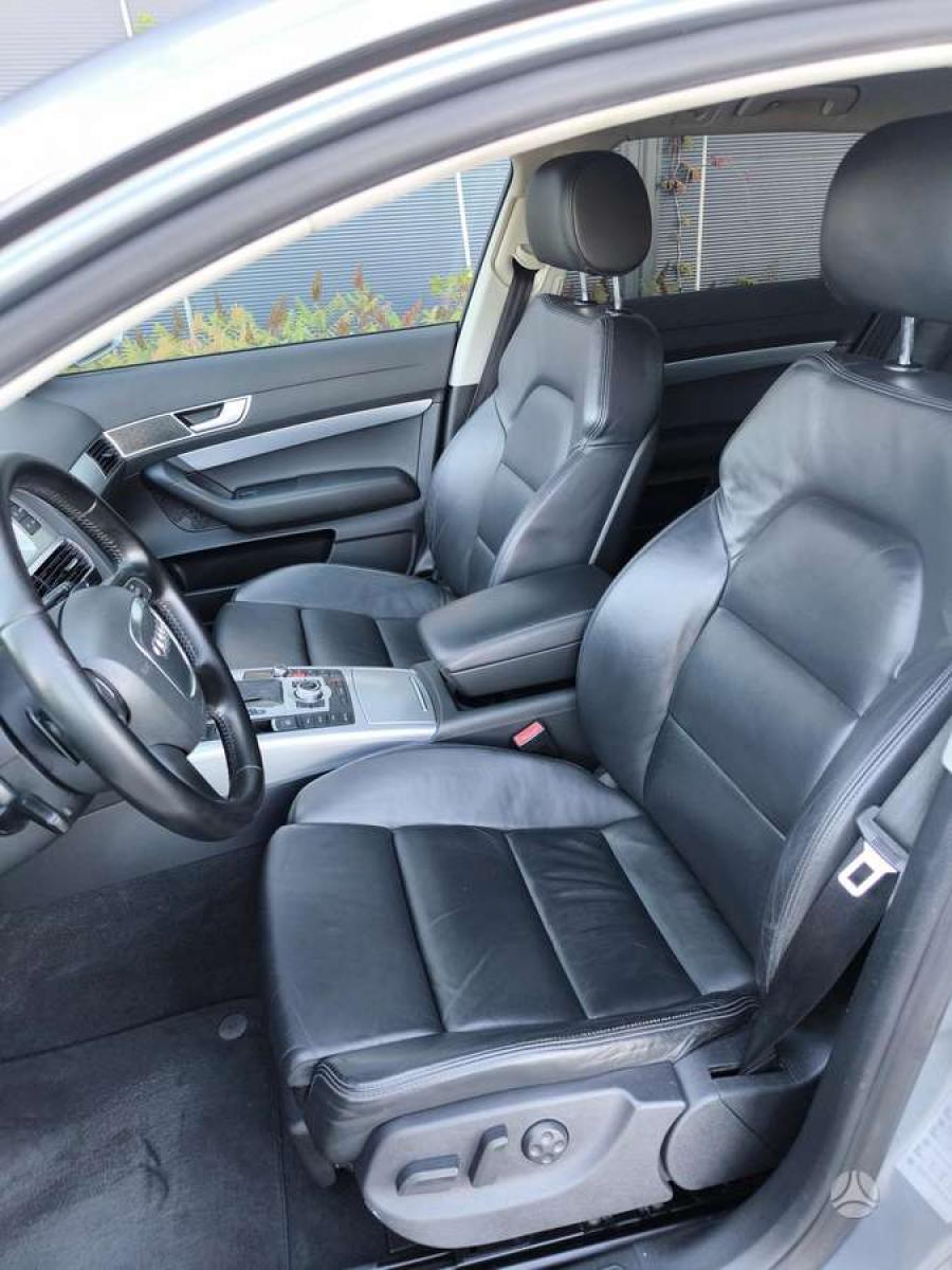 Grey Audi A6 2010 in Vilnius, with an engine capacity of 2.97 L and mileage of 203 thousand km for 6800 €, photo 16 on AUTOMOTO.COM.LV