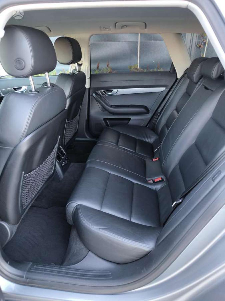 Grey Audi A6 2010 in Vilnius, with an engine capacity of 2.97 L and mileage of 203 thousand km for 6800 €, photo 19 on AUTOMOTO.COM.LV
