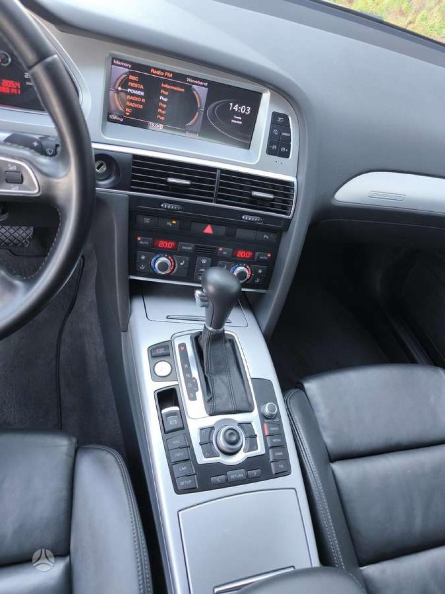 Grey Audi A6 2010 in Vilnius, with an engine capacity of 2.97 L and mileage of 203 thousand km for 6800 €, photo 27 on AUTOMOTO.COM.LV