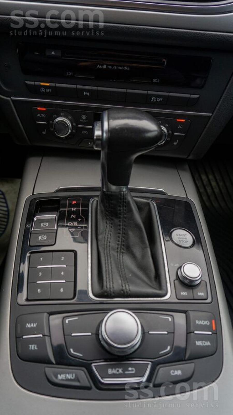 Grey Audi A6 2011 in Riga, with an engine capacity of 2.00 L and mileage of 328 thousand km for 9490 €, photo 15 on AUTOMOTO.COM.LV