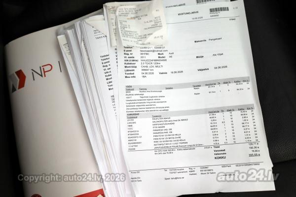 Серый Ауди А6 2011 в Таллин, объемом двигателя 2.00 л и пробегом 388 тыс. км за 2699 €, фото 9 на AUTOMOTO.COM.LV
