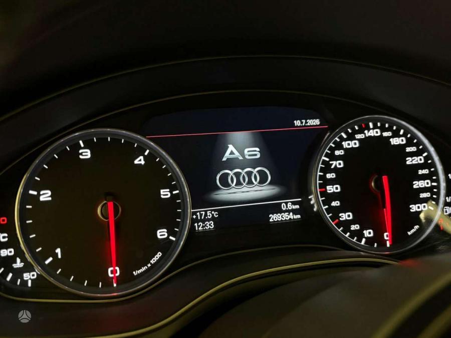 Pelēks Audi A6 2011 Marijampole, ar dzinēja tilpumu 2.97 L un nobraukumu 269 tūkst. km par 12999 €, foto 17 vietnē AUTOMOTO.COM.LV