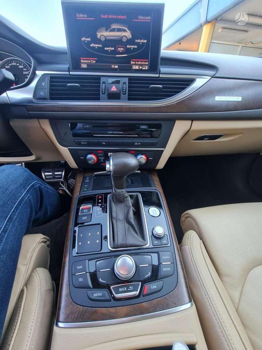 Pelēks Audi A6 2011 Kauņa, ar dzinēja tilpumu 3.00 L un nobraukumu 245 tūkst. km par 9650 €, foto 19 vietnē AUTOMOTO.COM.LV