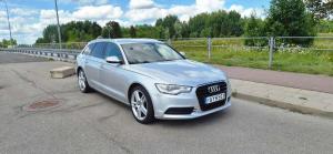 Grey Audi A6 2011 in Vilnius, with an engine capacity of 2.97 L and mileage of 266 thousand km for 7500 €, photo 4 on AUTOMOTO.COM.LV