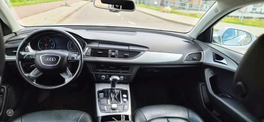 Grey Audi A6 2011 in Vilnius, with an engine capacity of 2.97 L and mileage of 266 thousand km for 7500 €, photo 10 on AUTOMOTO.COM.LV