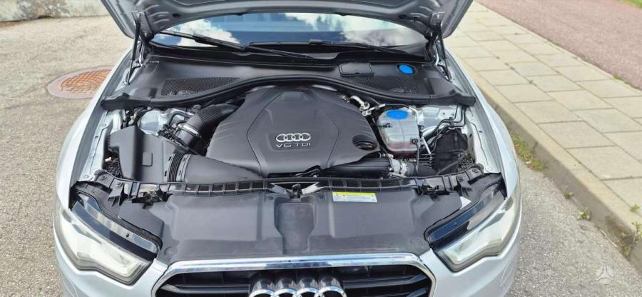 Grey Audi A6 2011 in Vilnius, with an engine capacity of 2.97 L and mileage of 266 thousand km for 7500 €, photo 12 on AUTOMOTO.COM.LV