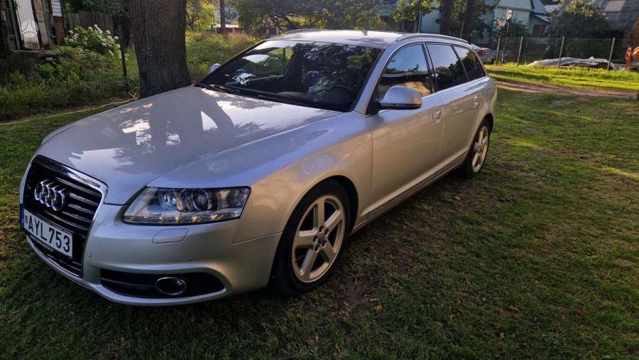 Grey Audi A6 2011 in Vilnius, with an engine capacity of 2.97 L and mileage of 330 thousand km for 7500 €, photo 3 on AUTOMOTO.COM.LV