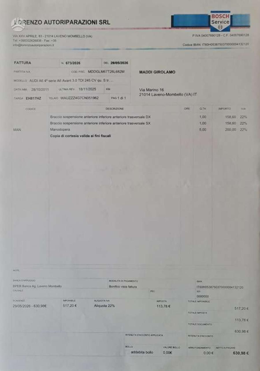 Grey Audi A6 2011 in Kaunas, with an engine capacity of 3.00 L and mileage of 247 thousand km for 9650 €, photo 52 on AUTOMOTO.COM.LV