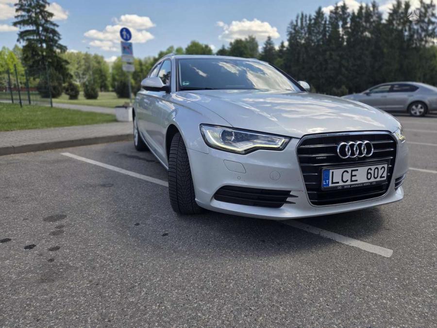 Grey Audi A6 2011 in Salcininkai, with an engine capacity of 3.00 L and mileage of 384 thousand km for 8500 €, photo 6 on AUTOMOTO.COM.LV