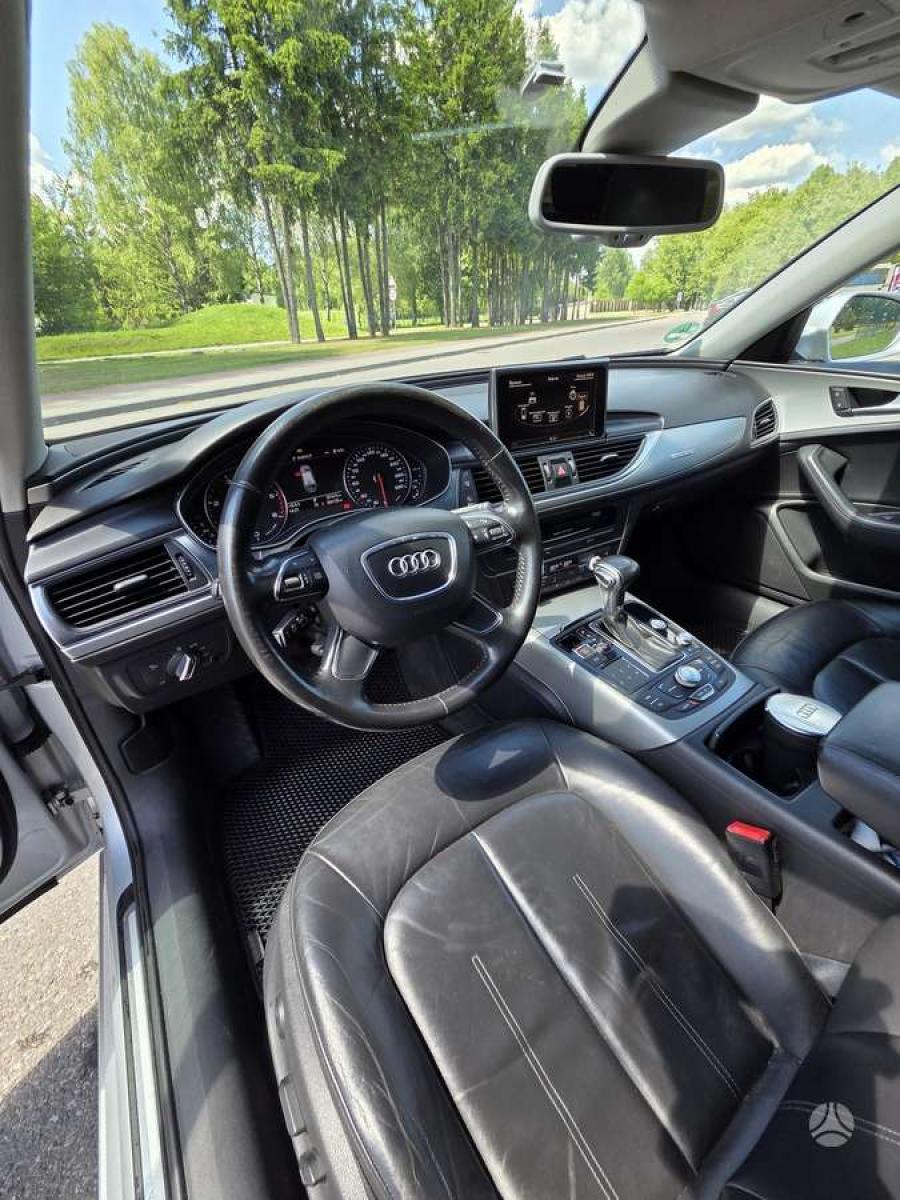 Grey Audi A6 2011 in Salcininkai, with an engine capacity of 3.00 L and mileage of 384 thousand km for 8500 €, photo 14 on AUTOMOTO.COM.LV