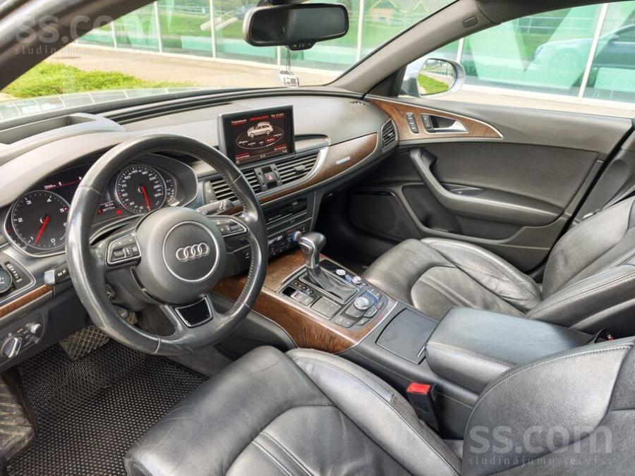 Grey Audi A6 2011 in Rezekne, with an engine capacity of 3.00 L and mileage of 341 thousand km for 12500 €, photo 8 on AUTOMOTO.COM.LV