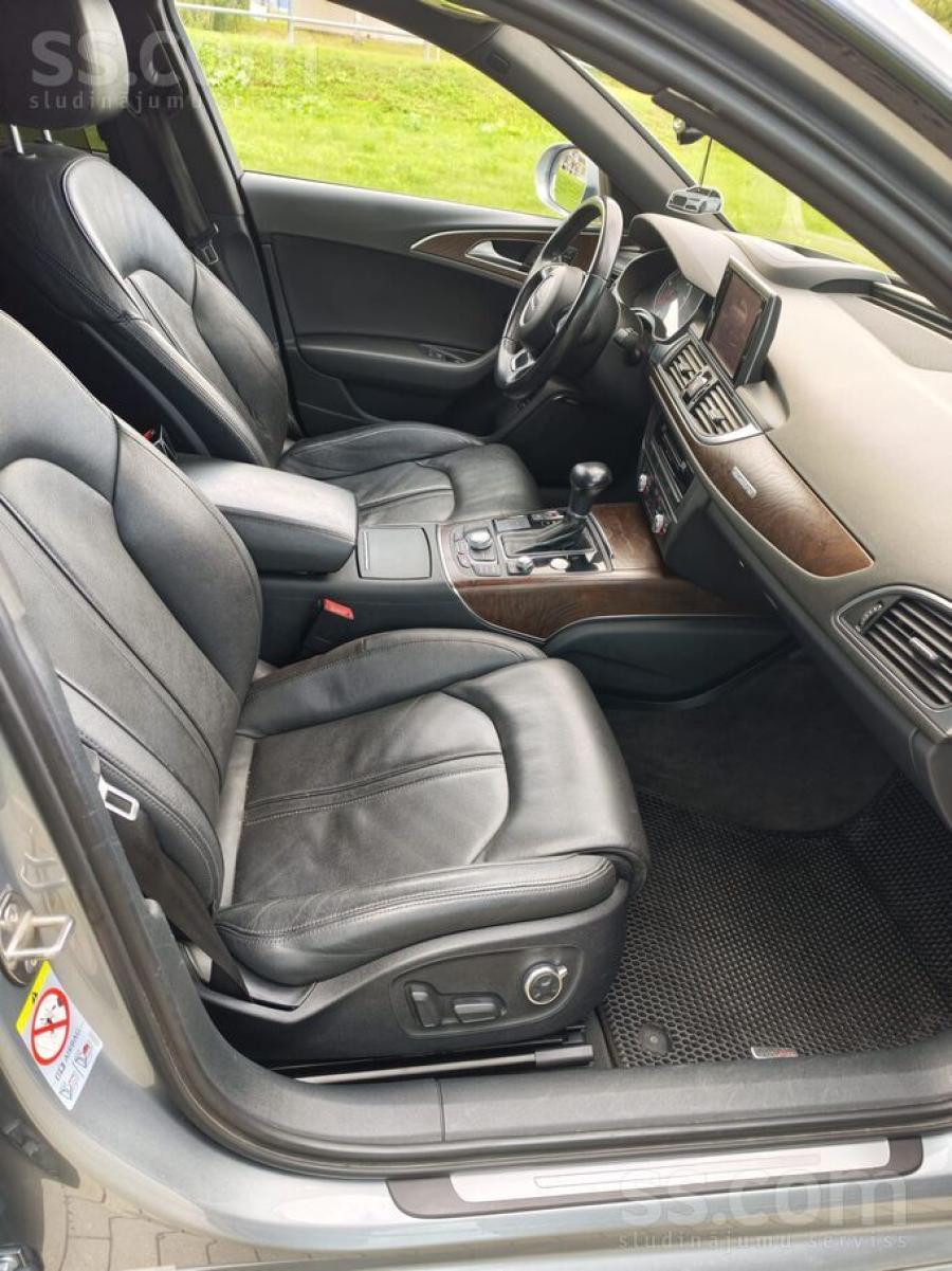 Grey Audi A6 2011 in Rezekne, with an engine capacity of 3.00 L and mileage of 341 thousand km for 12500 €, photo 9 on AUTOMOTO.COM.LV