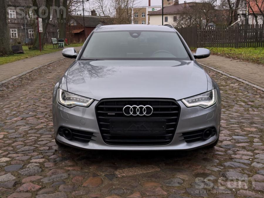 Grey Audi A6 2012 in Jelgava, with an engine capacity of 3.00 L and mileage of 310 thousand km for 13900 €, photo 2 on AUTOMOTO.COM.LV