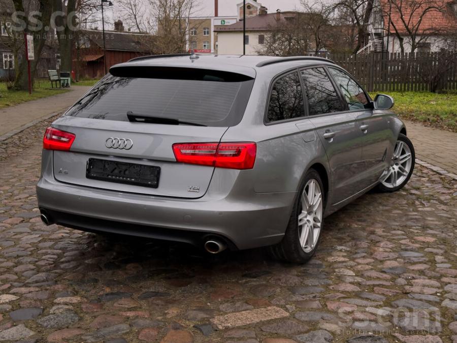 Grey Audi A6 2012 in Jelgava, with an engine capacity of 3.00 L and mileage of 310 thousand km for 13900 €, photo 4 on AUTOMOTO.COM.LV
