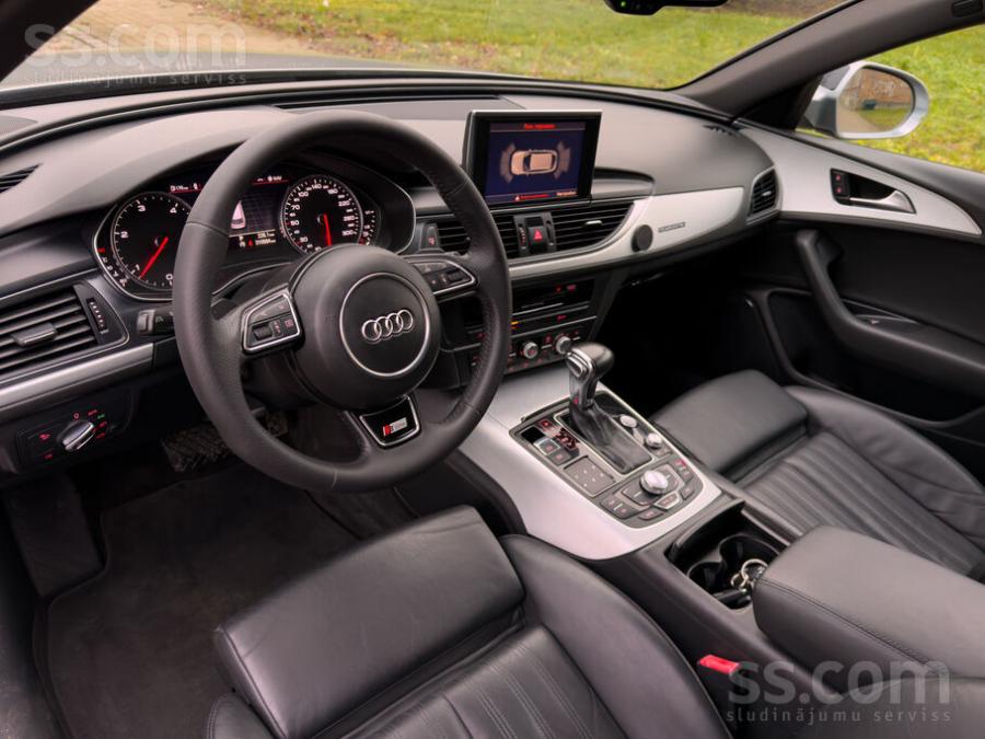 Grey Audi A6 2012 in Jelgava, with an engine capacity of 3.00 L and mileage of 310 thousand km for 13900 €, photo 8 on AUTOMOTO.COM.LV