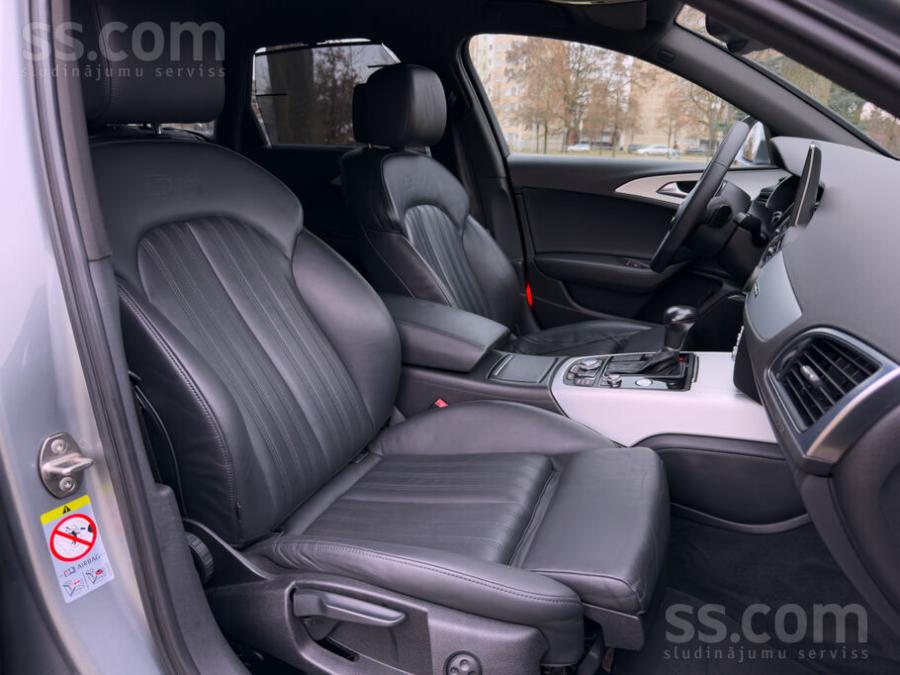 Grey Audi A6 2012 in Jelgava, with an engine capacity of 3.00 L and mileage of 310 thousand km for 13900 €, photo 12 on AUTOMOTO.COM.LV
