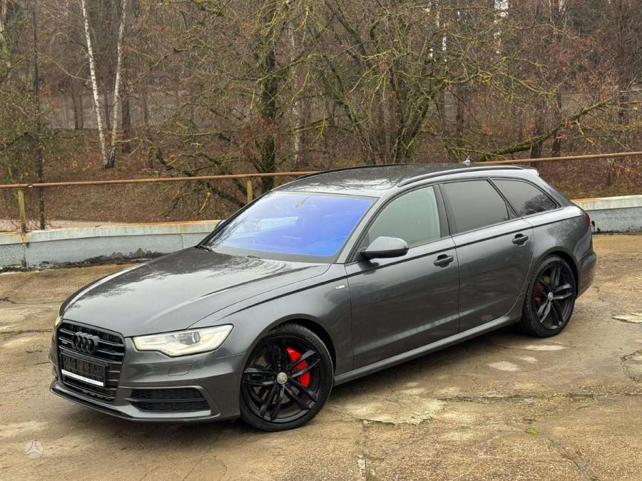Grey Audi A6 2012 in Vilnius, with an engine capacity of 2.97 L and mileage of 215 thousand km for 13700 €, photo 12 on AUTOMOTO.COM.LV