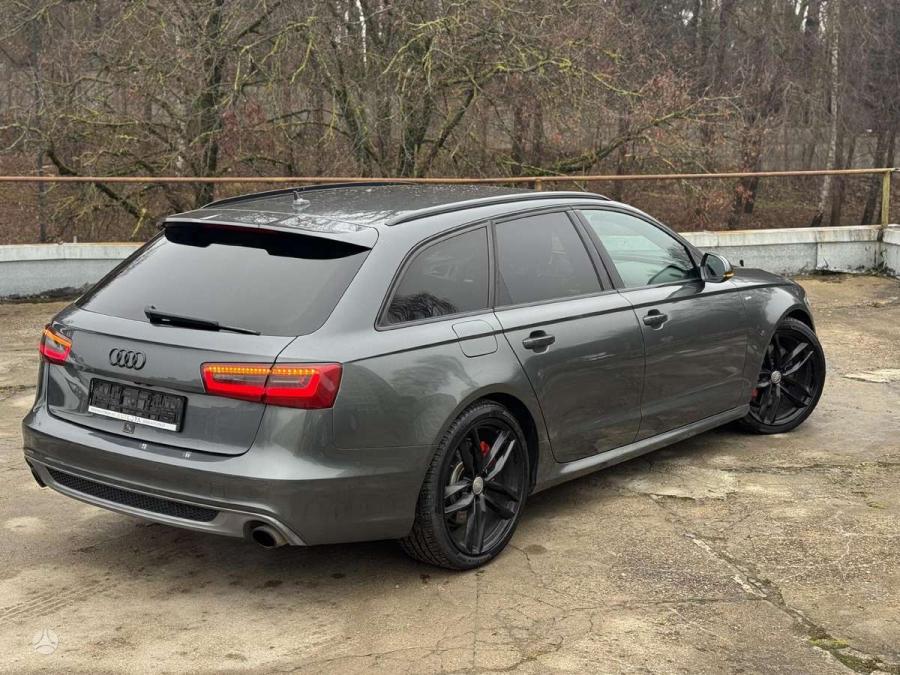 Grey Audi A6 2012 in Vilnius, with an engine capacity of 2.97 L and mileage of 215 thousand km for 13700 €, photo 14 on AUTOMOTO.COM.LV