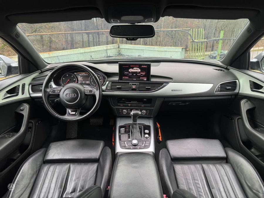 Grey Audi A6 2012 in Vilnius, with an engine capacity of 2.97 L and mileage of 215 thousand km for 13700 €, photo 19 on AUTOMOTO.COM.LV