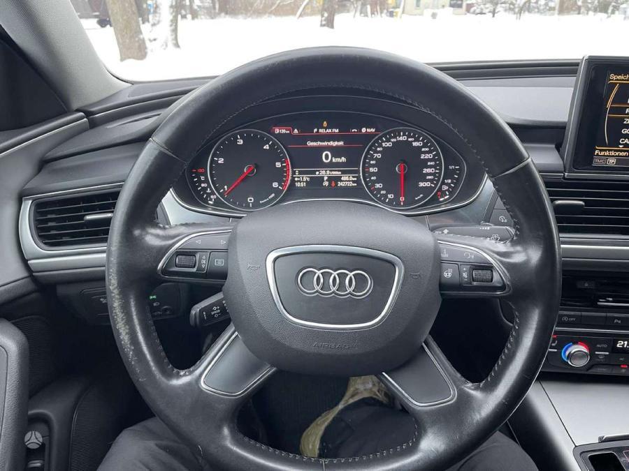 Pelēks Audi A6 2012 Utena, ar dzinēja tilpumu 3.00 L un nobraukumu 242 tūkst. km par 9750 €, foto 21 vietnē AUTOMOTO.COM.LV