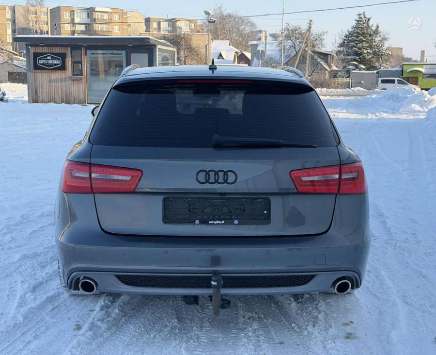 Grey Audi A6 2012 in Raseiniai, with an engine capacity of 2.97 L and mileage of 235 thousand km for 12750 €, photo 5 on AUTOMOTO.COM.LV