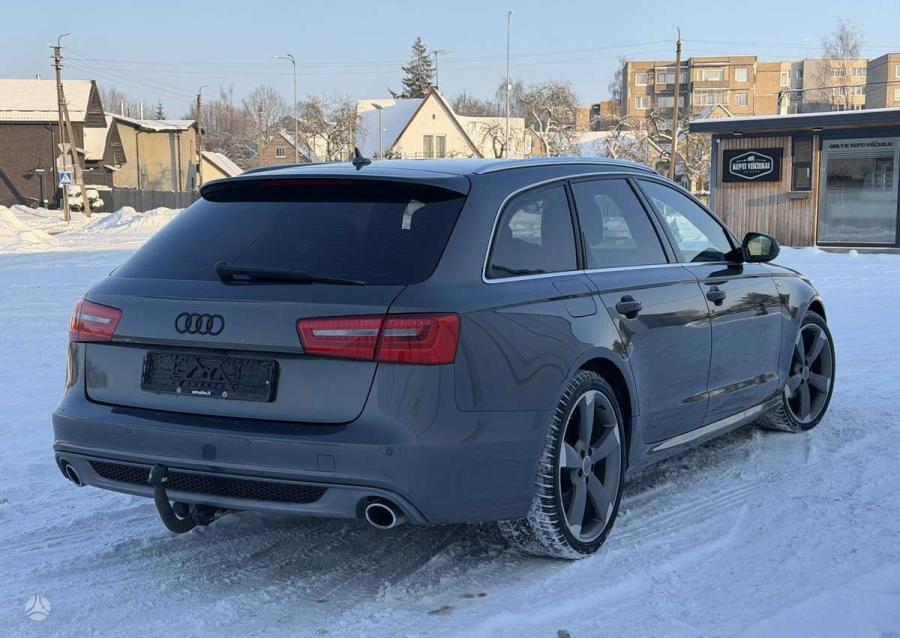 Grey Audi A6 2012 in Raseiniai, with an engine capacity of 2.97 L and mileage of 235 thousand km for 12750 €, photo 13 on AUTOMOTO.COM.LV