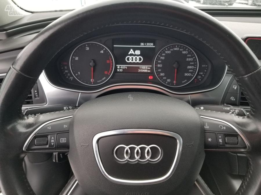 Grey Audi A6 2012 in Kaunas, with an engine capacity of 2.00 L and mileage of 315 thousand km for 5850 €, photo 10 on AUTOMOTO.COM.LV