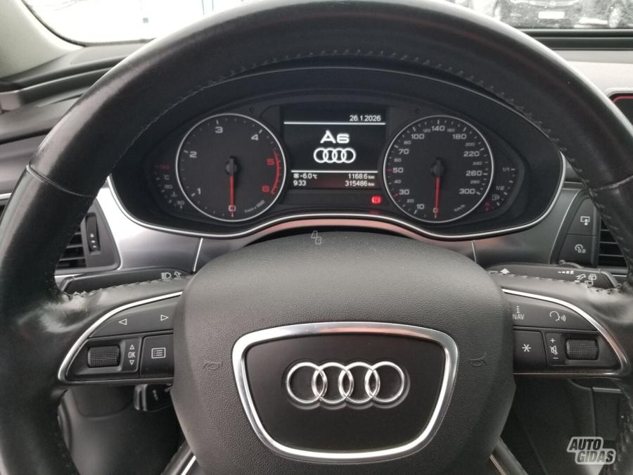 Grey Audi A6 2012 in Kaunas, with an engine capacity of 2.00 L and mileage of 315 thousand km for 5650 €, photo 11 on AUTOMOTO.COM.LV