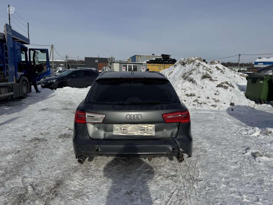 Grey Audi A6 2012 in Kaunas, with an engine capacity of 2.97 L and mileage of 268 thousand km for 8999 €, photo 4 on AUTOMOTO.COM.LV