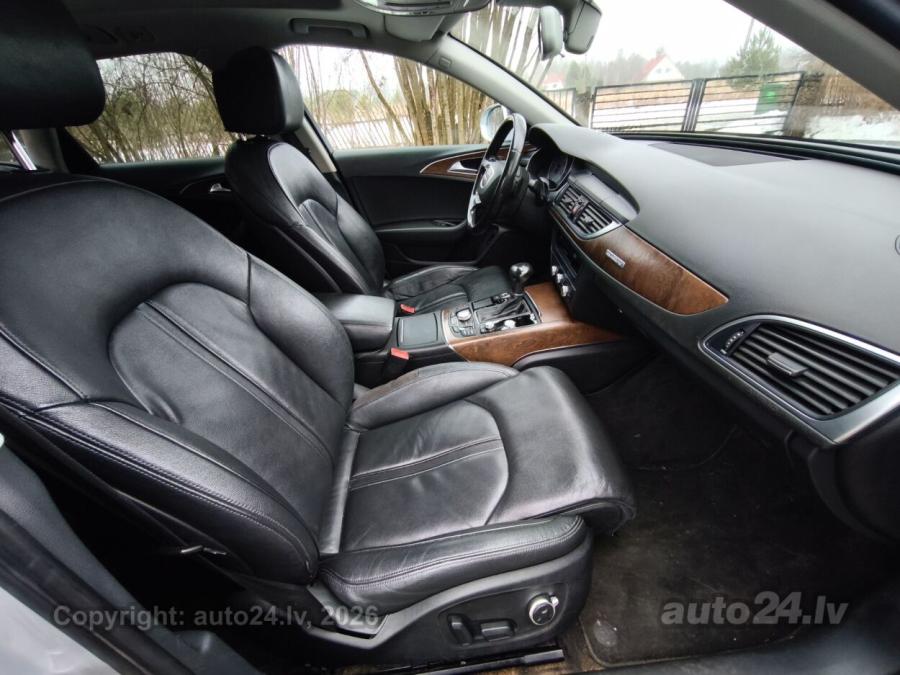 Grey Audi A6 2012 in Tartu, with an engine capacity of 3.00 L and mileage of 306 thousand km for 11200 €, photo 10 on AUTOMOTO.COM.LV