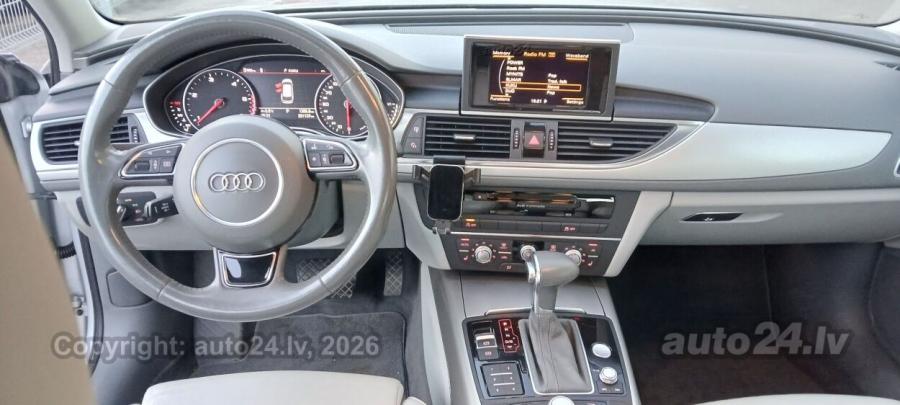 Grey Audi A6 2012 in Tallinn, with an engine capacity of 2.00 L and mileage of 204 thousand km for 10490 €, photo 6 on AUTOMOTO.COM.LV
