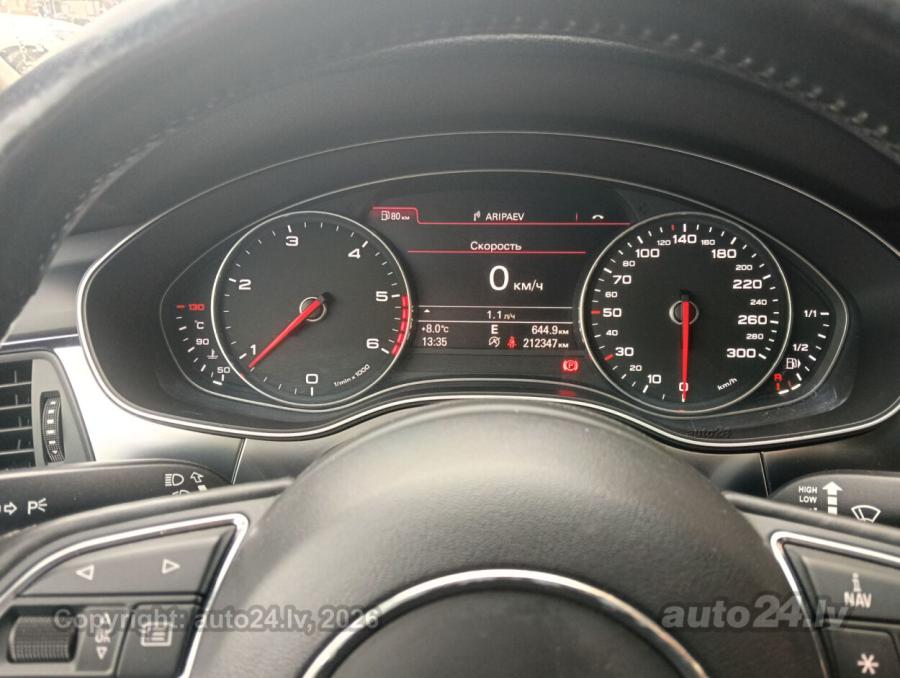 Grey Audi A6 2012 in Tartu, with an engine capacity of 2.00 L and mileage of 212 thousand km for 9000 €, photo 10 on AUTOMOTO.COM.LV