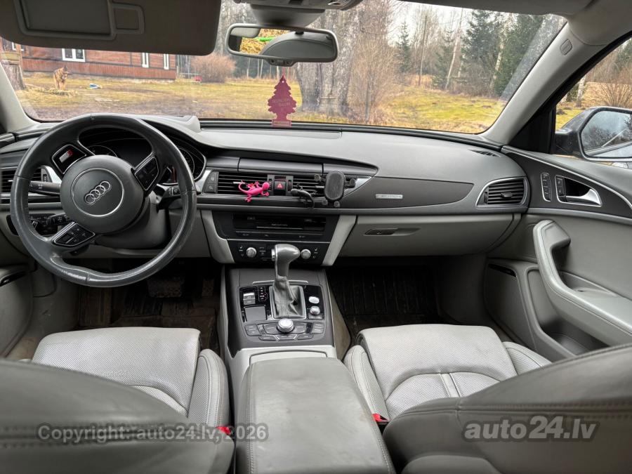 Grey Audi A6 2012 in Tallinn, with an engine capacity of 3.00 L and mileage of 352 thousand km for 12950 €, photo 9 on AUTOMOTO.COM.LV