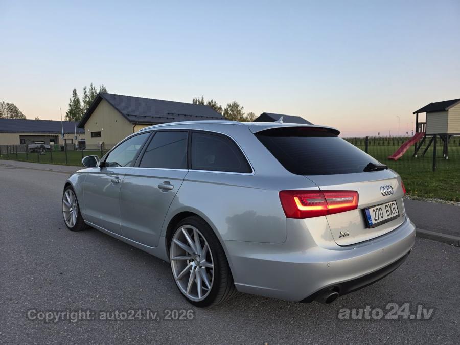 Grey Audi A6 2012 in Tartu, with an engine capacity of 3.00 L and mileage of 340 thousand km for 9300 €, photo 6 on AUTOMOTO.COM.LV