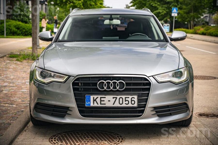 Grey Audi A6 2012 in Riga, with an engine capacity of 2.00 L and mileage of 0 thousand km for 6990 €, photo 3 on AUTOMOTO.COM.LV