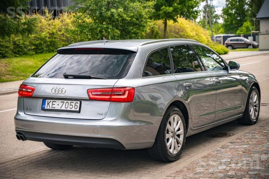 Grey Audi A6 2012 in Riga, with an engine capacity of 2.00 L and mileage of 0 thousand km for 6990 €, photo 5 on AUTOMOTO.COM.LV