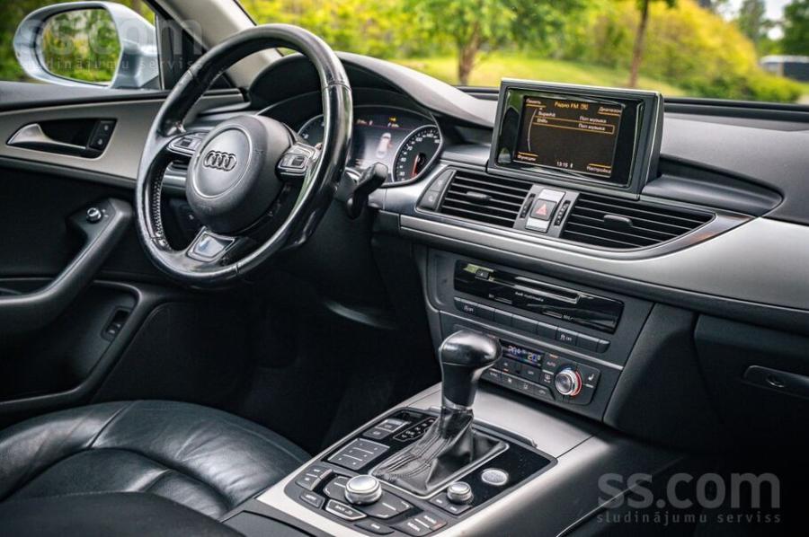 Grey Audi A6 2012 in Riga, with an engine capacity of 2.00 L and mileage of 0 thousand km for 6990 €, photo 8 on AUTOMOTO.COM.LV