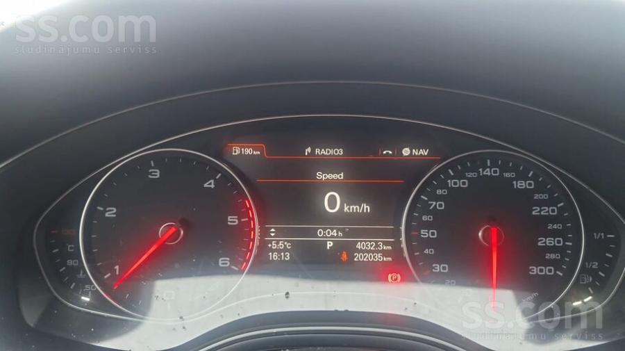 Pelēks Audi A6 2012 Rīga, ar dzinēja tilpumu 3.00 L un nobraukumu 202 tūkst. km par 9800 €, foto 27 vietnē AUTOMOTO.COM.LV