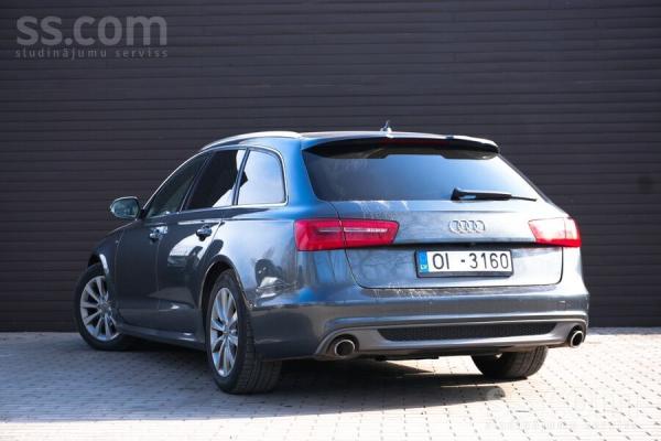 Grey Audi A6 2012 in Riga, with an engine capacity of 3.00 L and mileage of 408 thousand km for 10290 €, photo 4 on AUTOMOTO.COM.LV