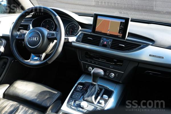 Grey Audi A6 2012 in Riga, with an engine capacity of 3.00 L and mileage of 408 thousand km for 10290 €, photo 7 on AUTOMOTO.COM.LV