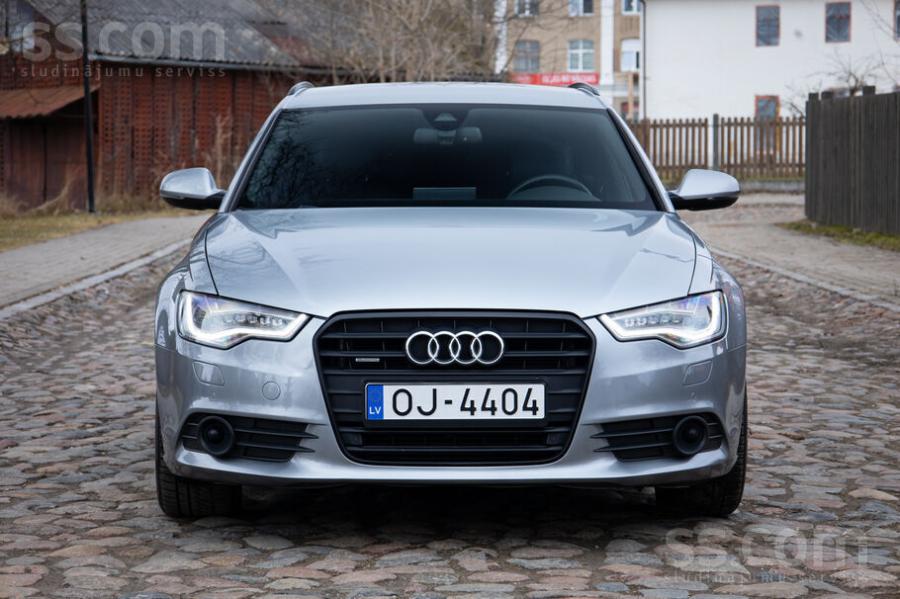 Grey Audi A6 2012 in Jelgava, with an engine capacity of 3.00 L and mileage of 311 thousand km for 13100 €, photo 3 on AUTOMOTO.COM.LV