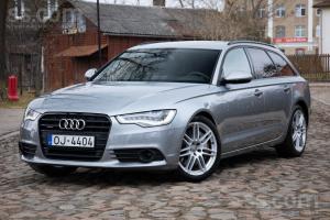 Grey Audi A6 2012 in Jelgava, with an engine capacity of 3.00 L and mileage of 311 thousand km for 13100 €, photo 4 on AUTOMOTO.COM.LV