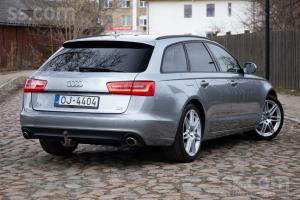 Grey Audi A6 2012 in Jelgava, with an engine capacity of 3.00 L and mileage of 311 thousand km for 13100 €, photo 5 on AUTOMOTO.COM.LV