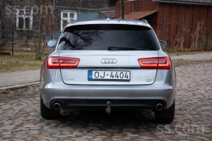 Grey Audi A6 2012 in Jelgava, with an engine capacity of 3.00 L and mileage of 311 thousand km for 13100 €, photo 6 on AUTOMOTO.COM.LV