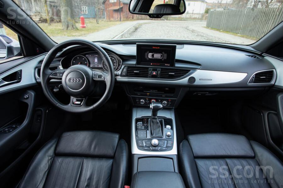 Grey Audi A6 2012 in Jelgava, with an engine capacity of 3.00 L and mileage of 311 thousand km for 13100 €, photo 10 on AUTOMOTO.COM.LV