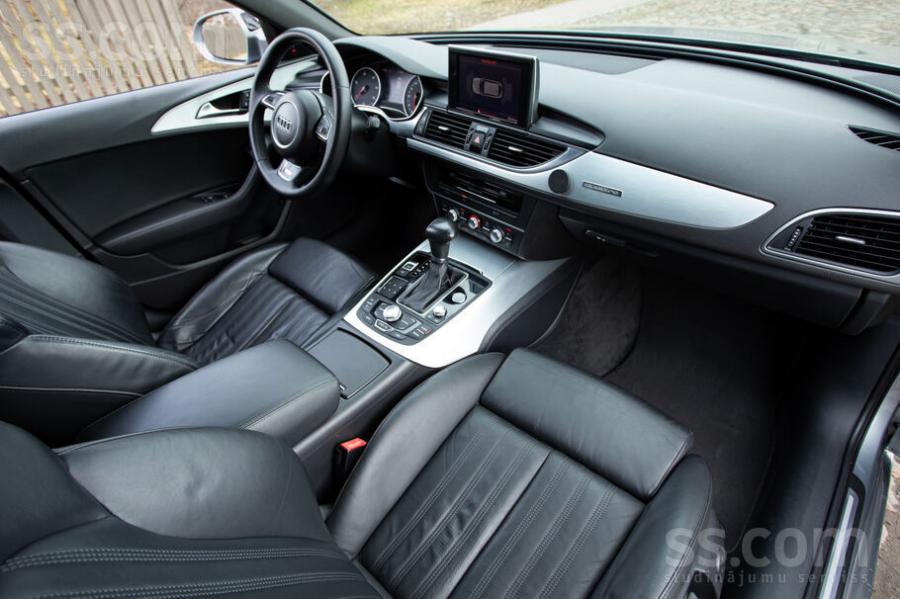 Grey Audi A6 2012 in Jelgava, with an engine capacity of 3.00 L and mileage of 311 thousand km for 13100 €, photo 11 on AUTOMOTO.COM.LV